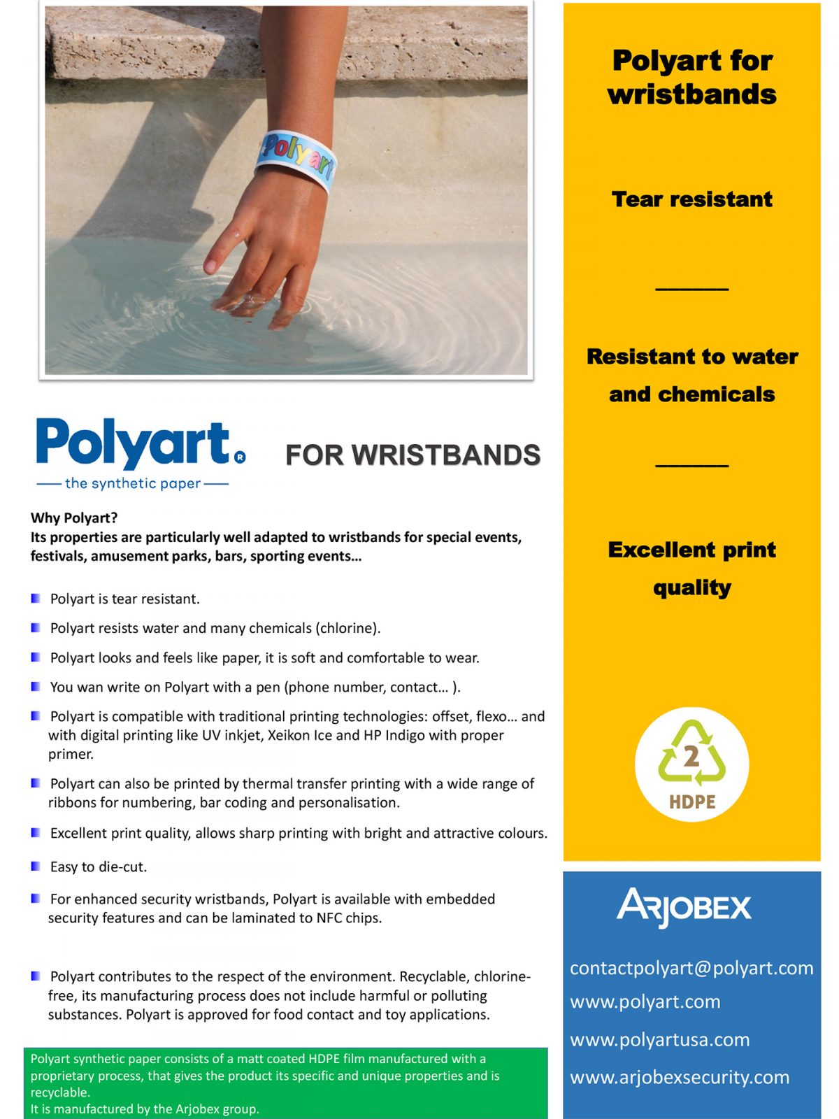 Polyart for wristbands - Polyart